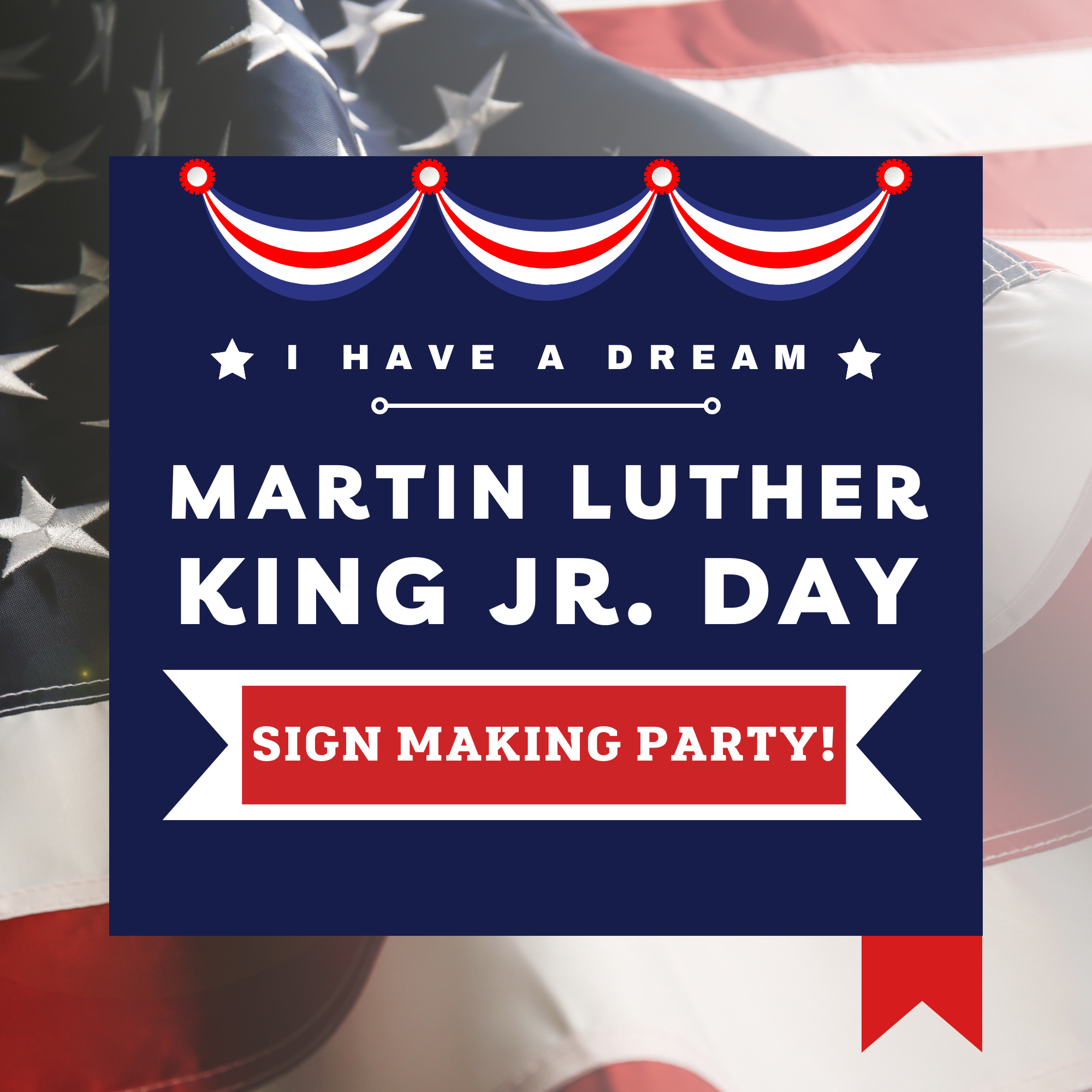 MLK Sign Making Party - Jefferson Unitarian Church